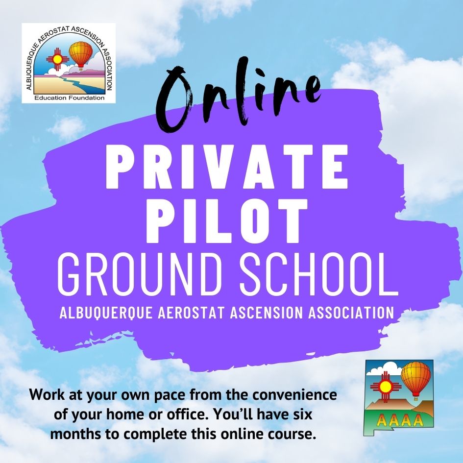 Online Private Pilot Ground School - Albuquerque Aerostat Ascension ...